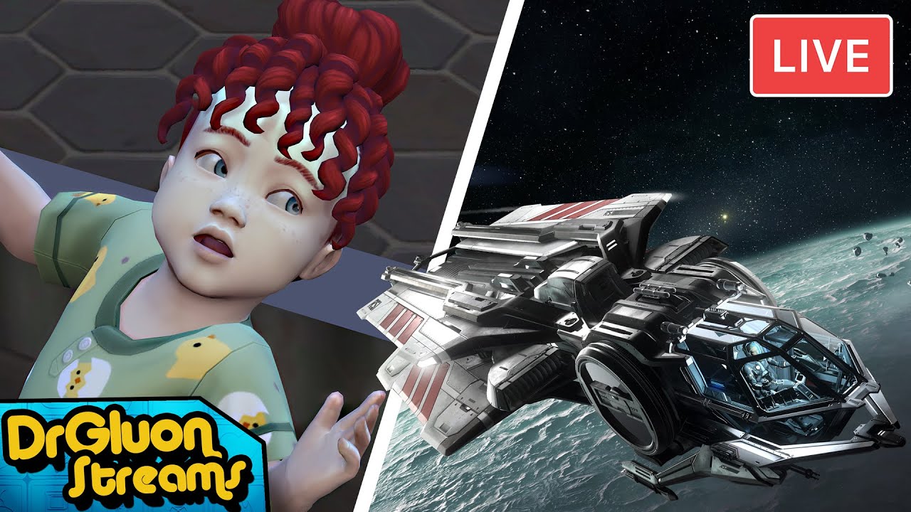 Having babies and flying Space Ships - DrGluon LIVE Stream - YouTube