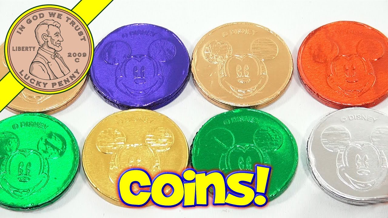 Disney Parks Exclusive - Mickey Mouse Chocolatears Milk Chocolate Coins ...