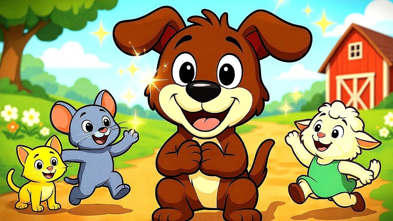Il cane, il gatto, il topo e la pecora cantano insieme 🐶🐱🐭🐑 ...