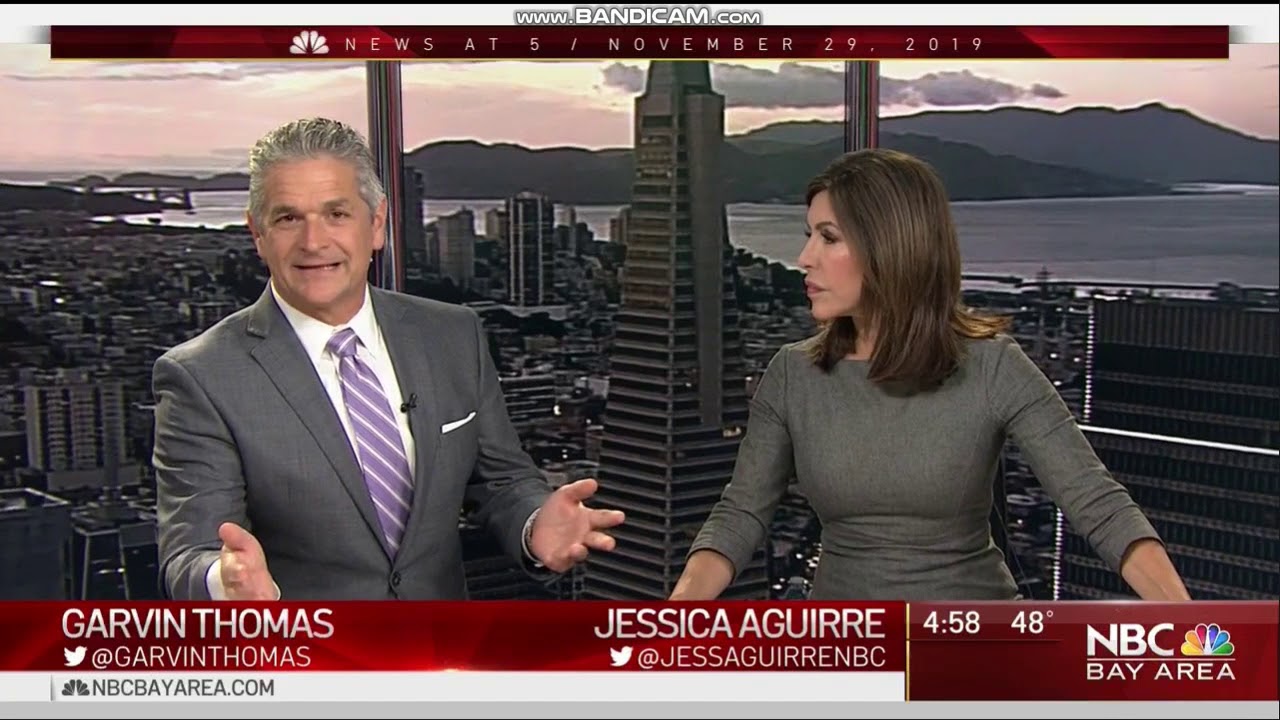 KNTV NBC Bay Area News at 5pm open November 29, 2019 - YouTube