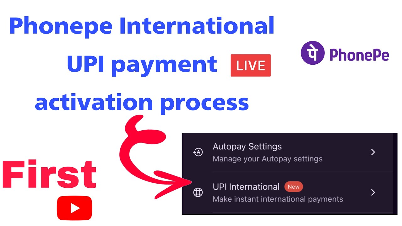 UPI international activation live process | Phonpe Upi international ...