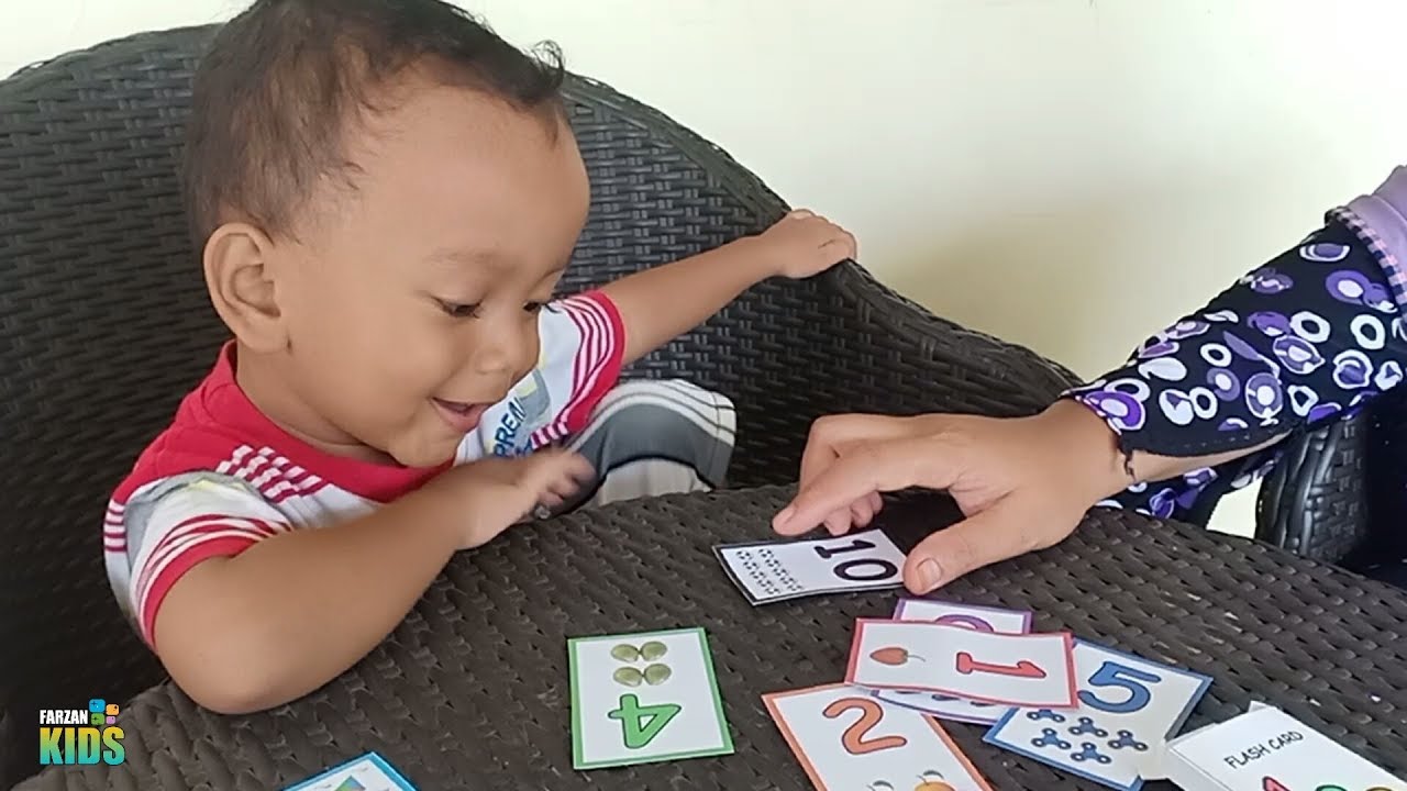 Belajar Angka 123 & Berhitung Dengan Flash Card - Learn Numbers 123 ...