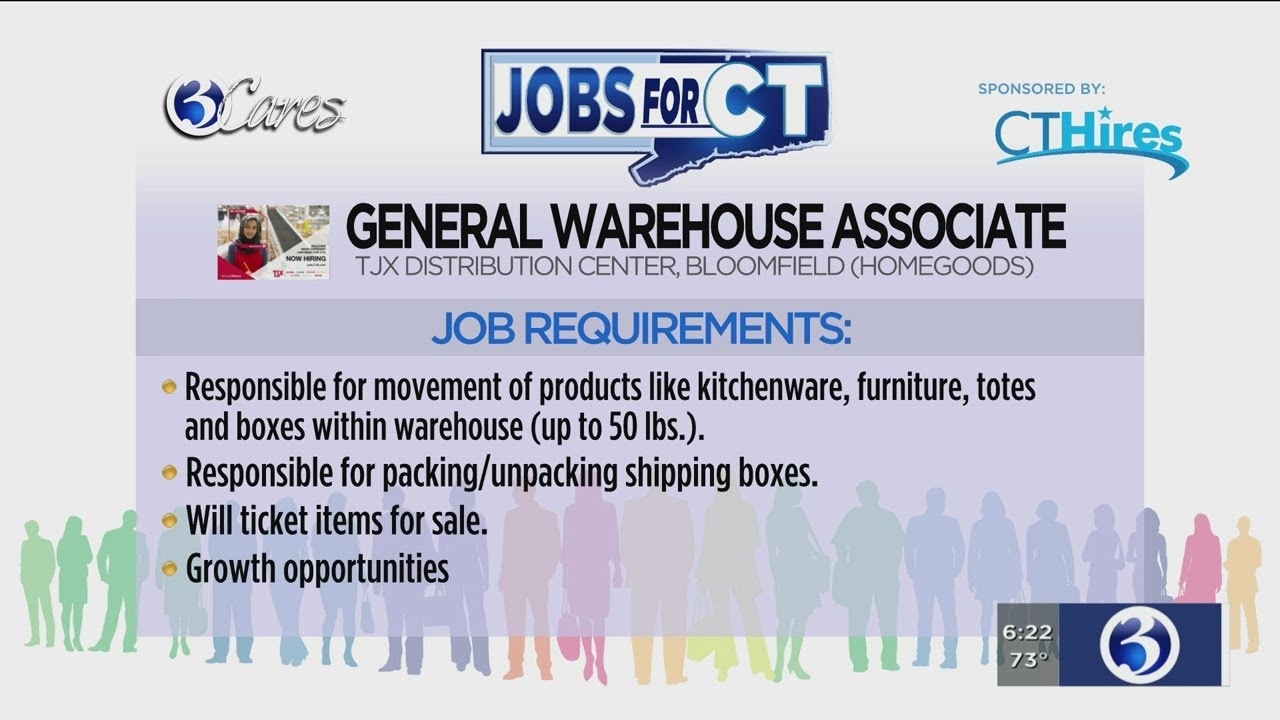Jobs for CT: General warehouse associate - YouTube