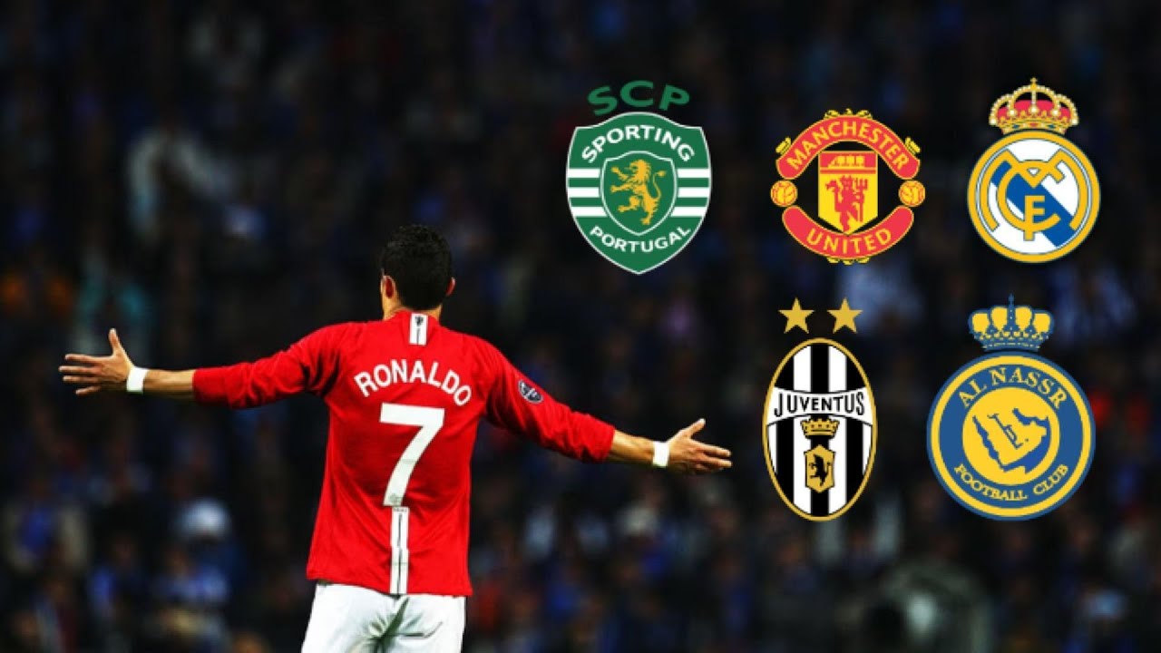 Cristiano Ronaldo's First Goal For Every Club - YouTube
