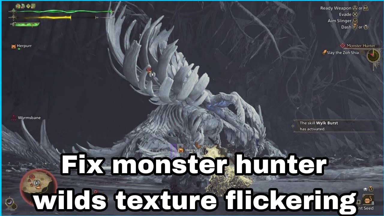 monster hunter wilds texture flickering fix | monster hunter wilds ...