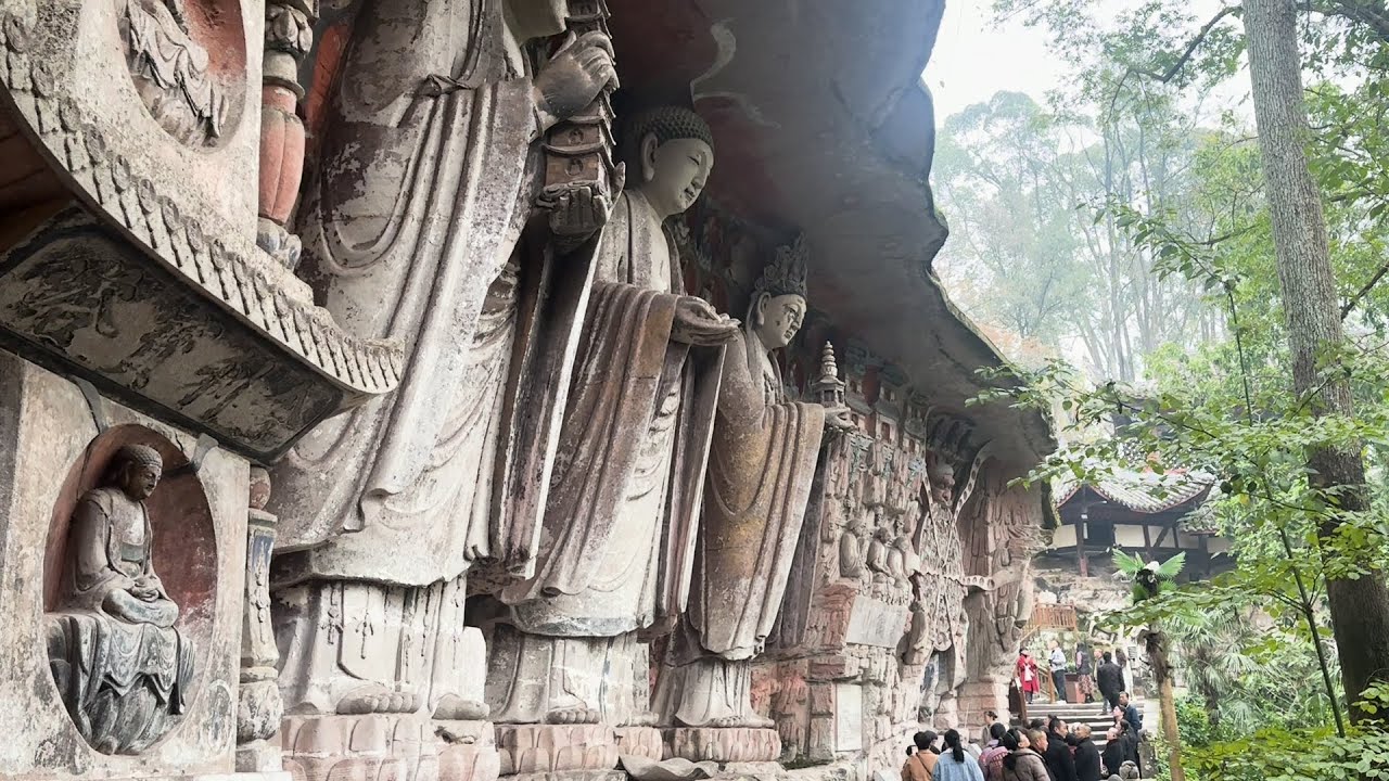 Dazu Rock Carvings (Dazu Grottoes) - YouTube