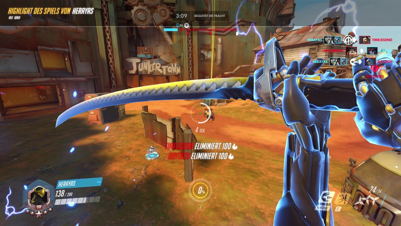 Genji Ult + deflect 4er - YouTube