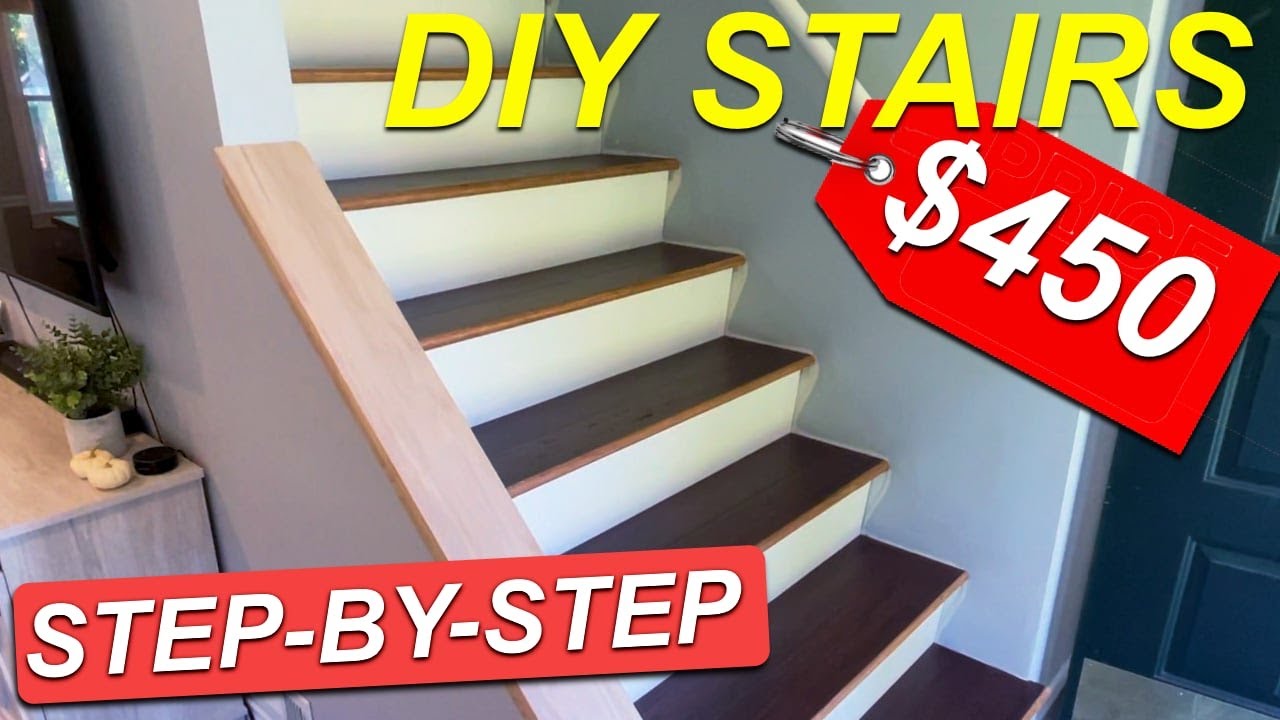 How to Redo Hardwood Stairs - Total Renovation Cost - YouTube