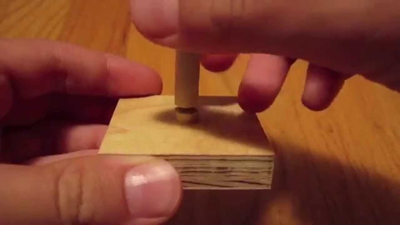 Tiny End-Burner Rocket Tooling + Rocket Motor Test - YouTube