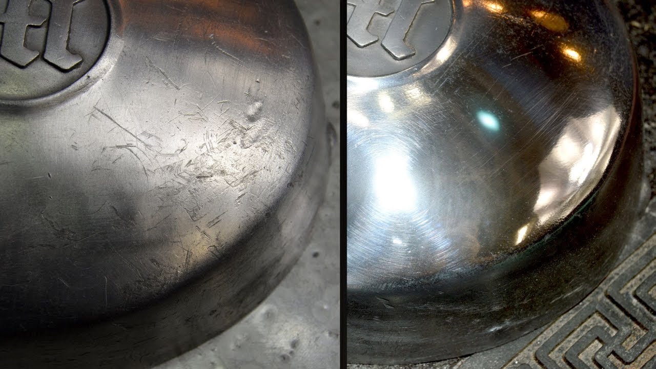 Puliendo aluminio con la pulidora nueva... - YouTube