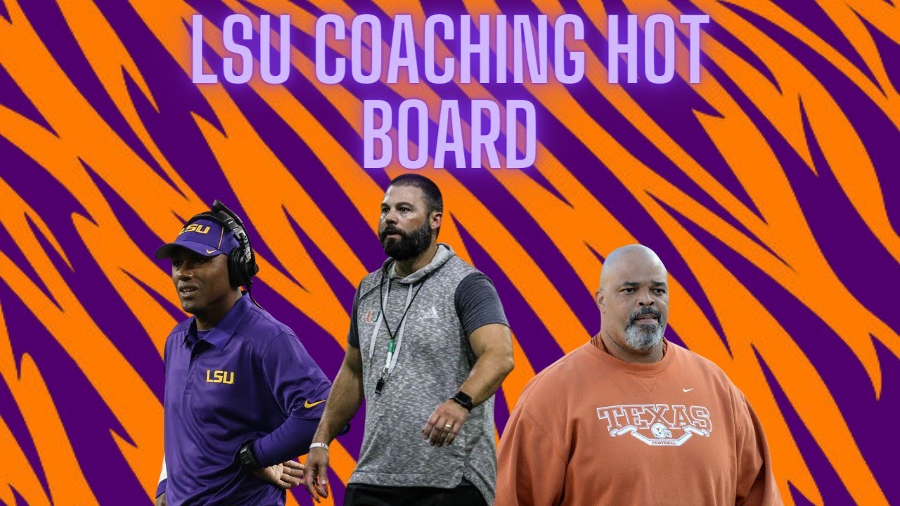 LSU Coaching Hot Board, Bryce Underwood final hours. - YouTube