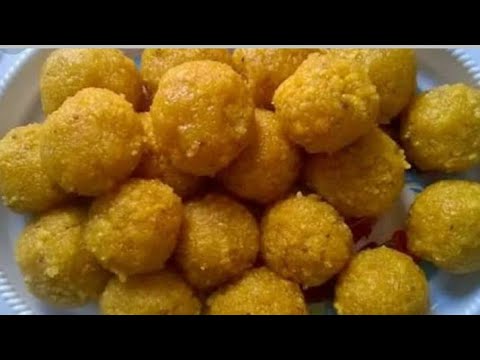 How to make ladu. Ghee laduu. Indian ladu Malayalam - YouTube