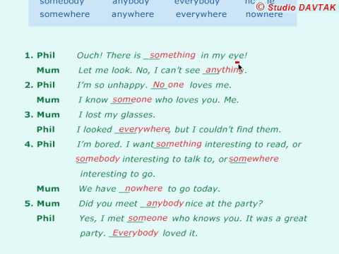 Complete the sentences with the correct word from the box. - YouTube