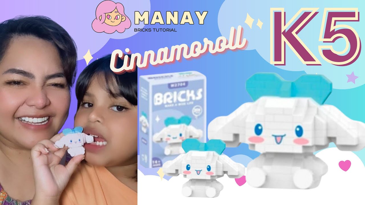LET'S BUILD CINNAMOROLL K5 SANRIO LEGO BRICKS TUTORIAL (bahasa) - YouTube