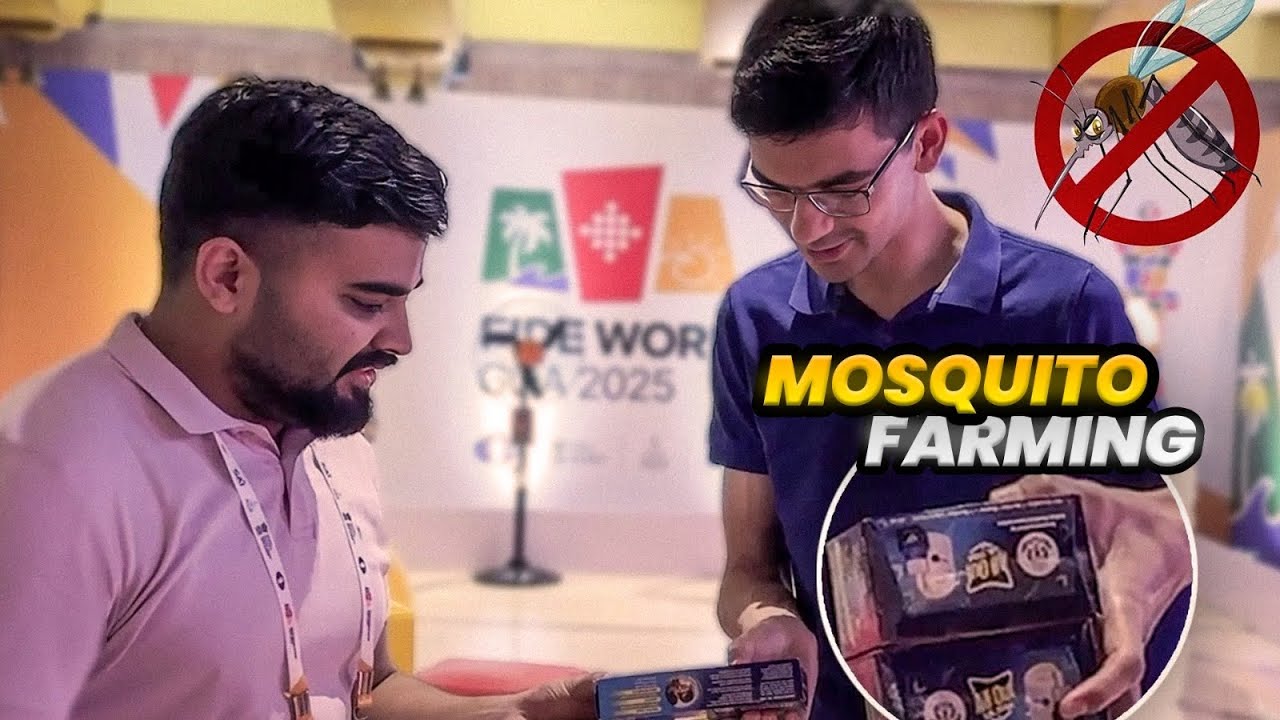 Doing Mosquito Farming with GM Anish Giri 😭🤣 | Goa Diaries pt.5 🦟 - YouTube