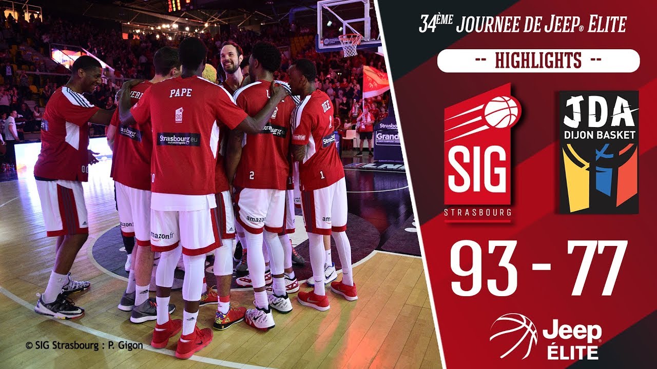 SIG Strasbourg-Dijon: highlights du match - YouTube