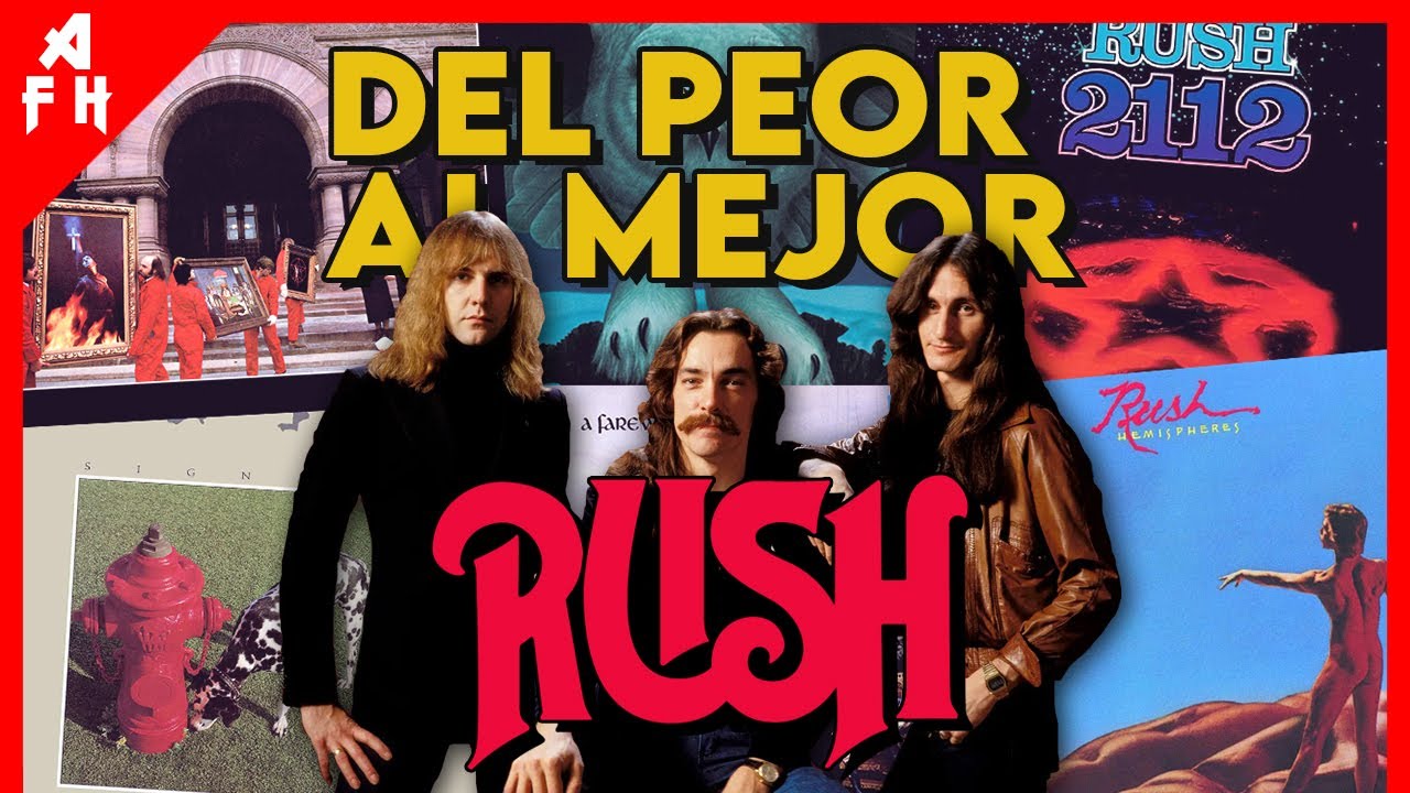 RUSH - Rankeando del PEOR al MEJOR ÁLBUM - YouTube