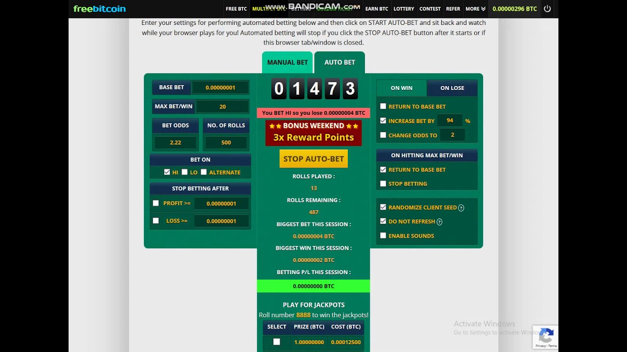 Freebitco.in new trick for Multiply BTC [2019] 100% Working - YouTube