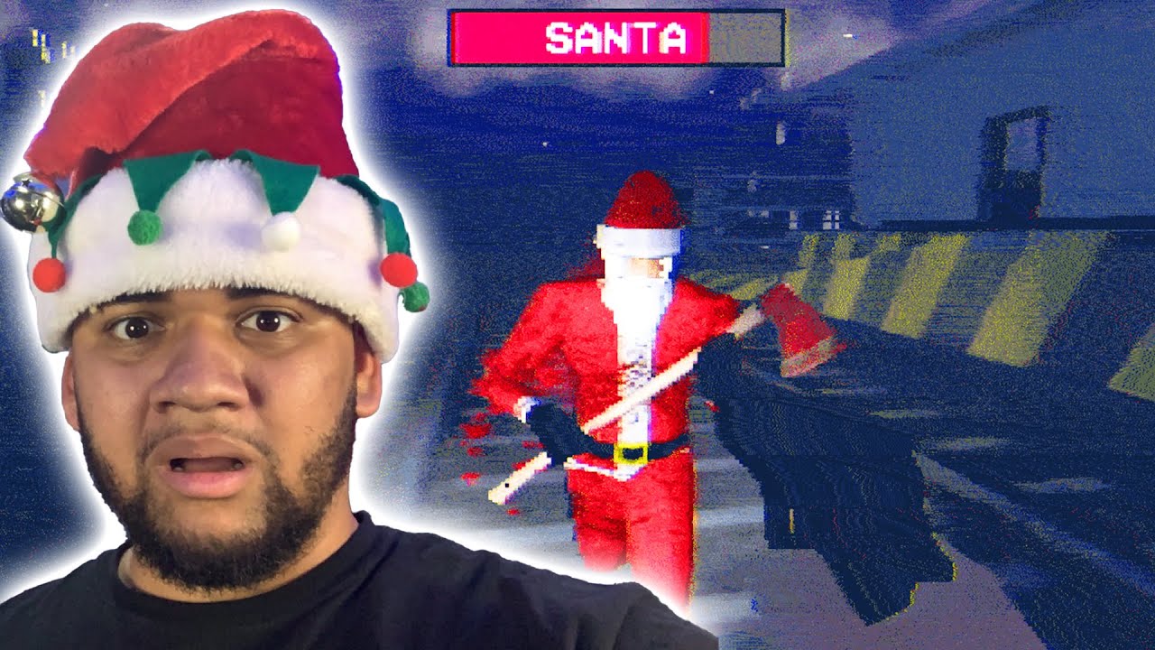Santa Went CRAZY And Tried To BODY Me!!! |SLAY BELLS Indie Horror Game ...