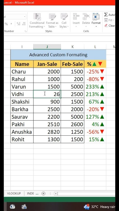 Advanced custom formatting in excel #shorts #ytshorts #excel #exceltips #exceltricks # ...