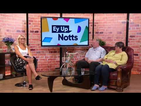 Notts TV Katie Chaplin with Martin AKA DJ Skillmaster and Caroline ...
