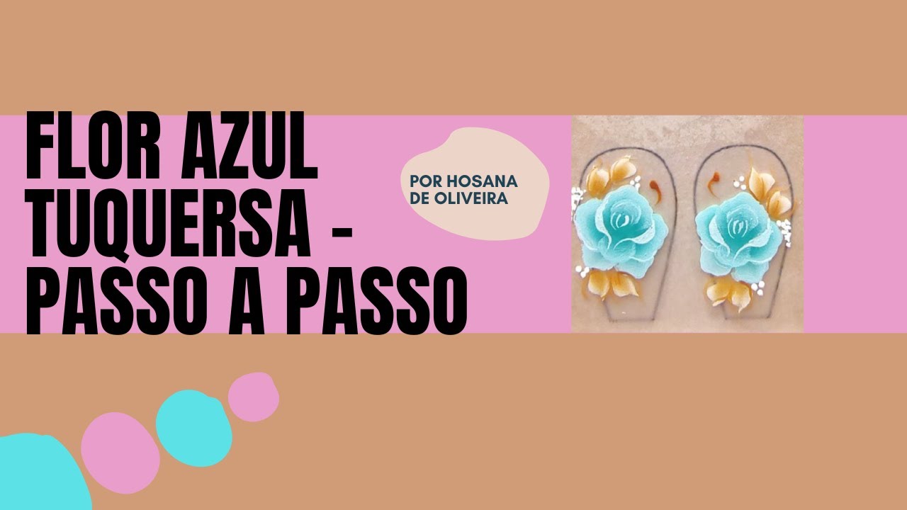 FLOR AZUL CLARO TURQUESA [FLOR AZUL TURQUESA - PASSO A PASSO ...