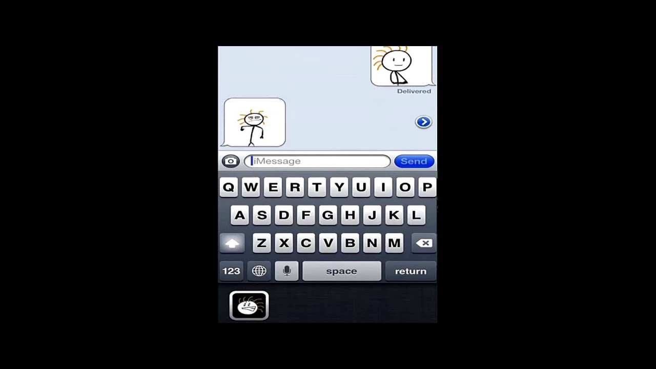 Stick Texting iPhone & Android App - YouTube