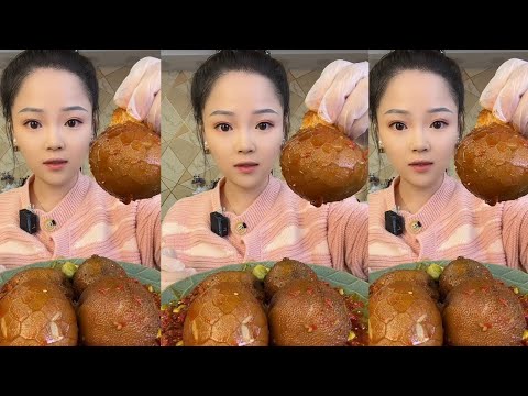 ASMR CHINESE MUKBANG FOOD EATING SHOW | Xiao Yu Mukbang 84