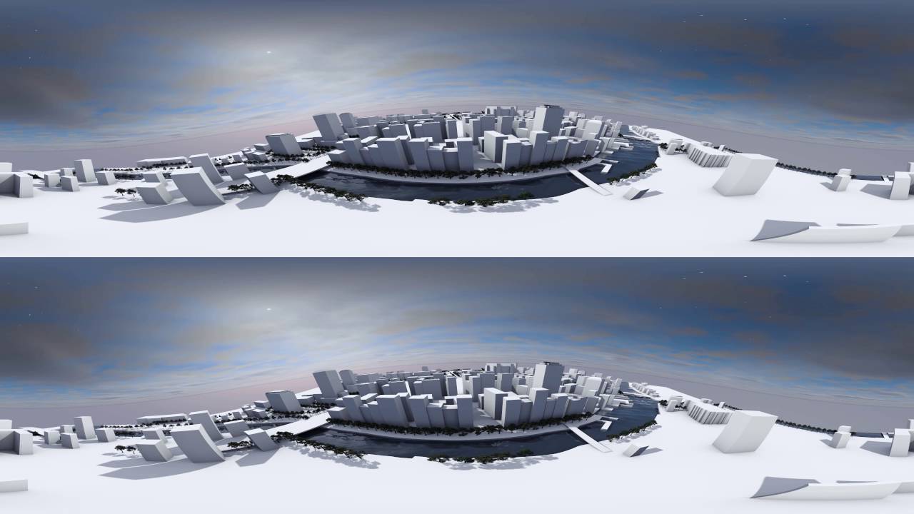 【VR】Cinema 4D VR-建築工程 - YouTube