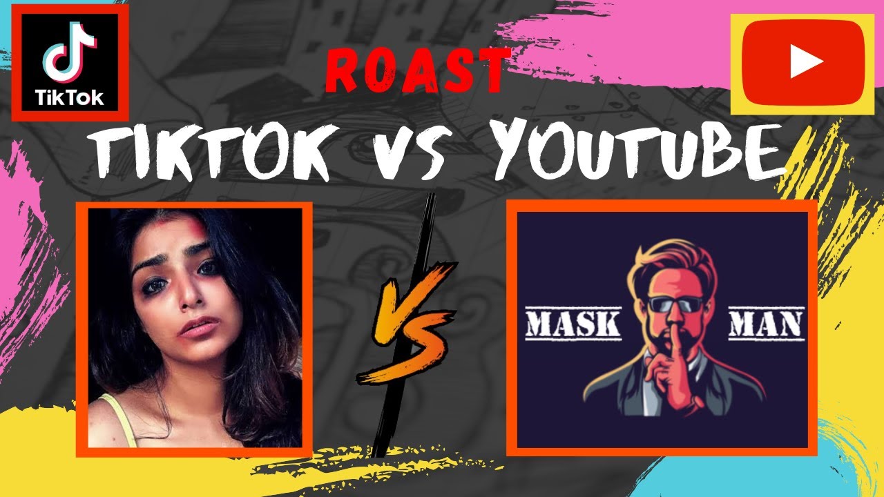 TIKTOK VS YOUTUBE | REVOLVER RANI ROAST | MASK MAN | CARRYMINATI - YouTube
