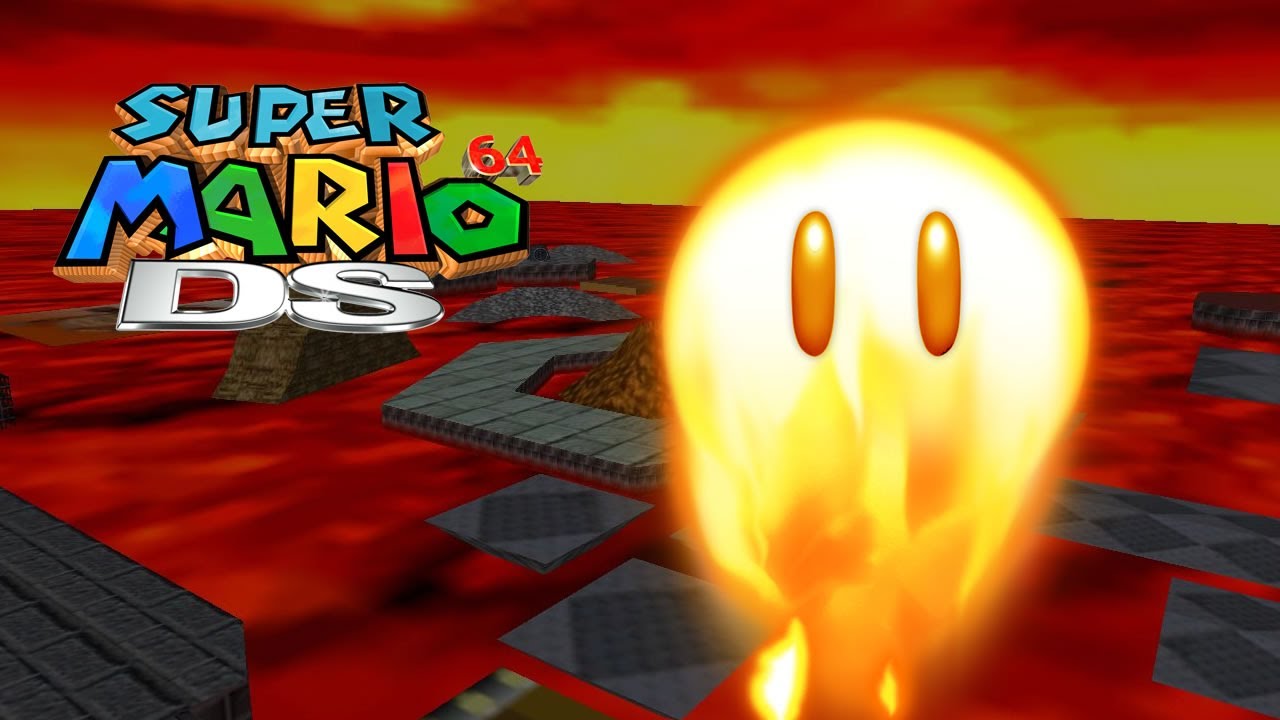 Super Mario 64 DS - Red Hot Log Rolling - 59/150 - (NDS) - YouTube