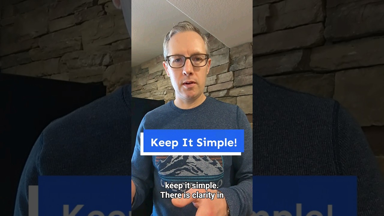 Clarity lies in simplicity in a world of endless #marketing channels ...