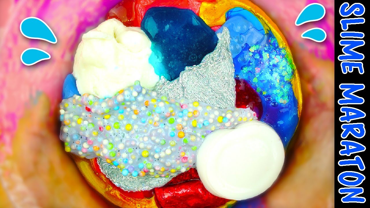 MEZCLANDO COLECCIÓN DE SLIMES 🔥 15+ SLIME GIGANTE | Slime Maraton 6 de ...