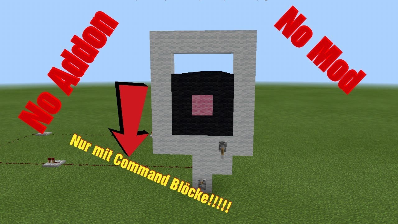 Animation in Minecraft mit Command Blöcke No Mod No Addon - YouTube