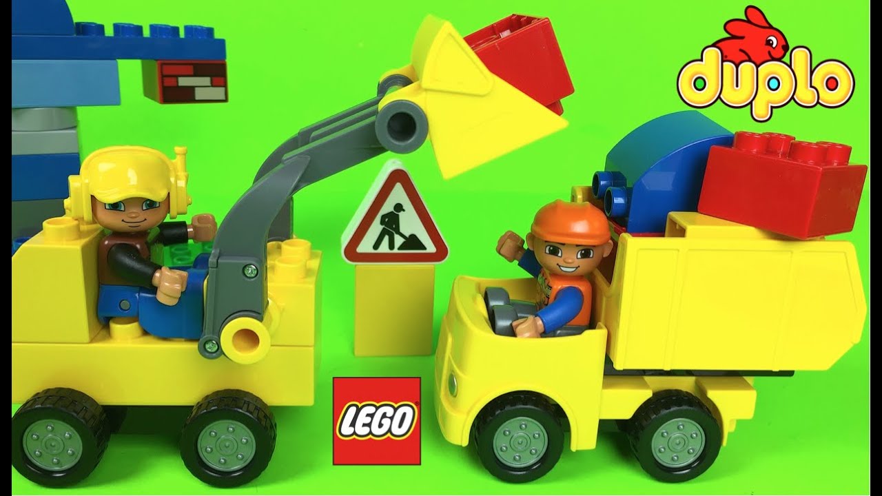 Stop Motion Lego Duplo Construction Mighty Machines construction toys ...