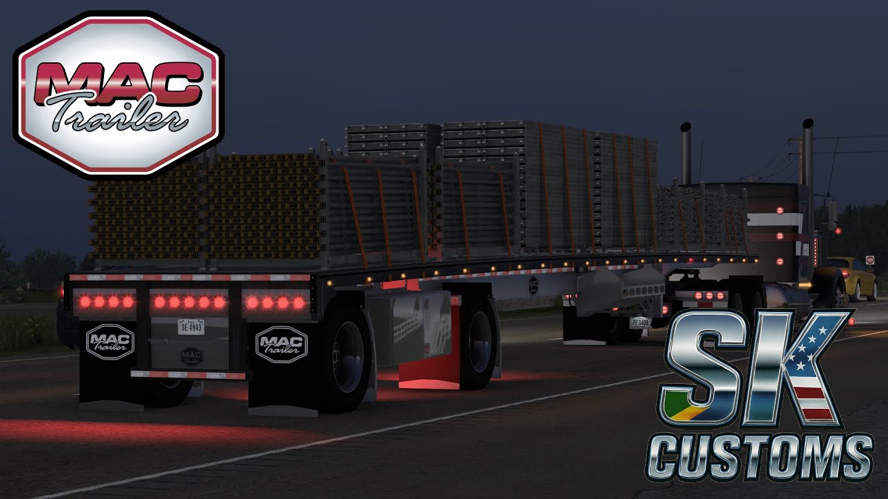 Mac Flatbed Spread Axle - Showcase v2.0 - SK Customs - YouTube
