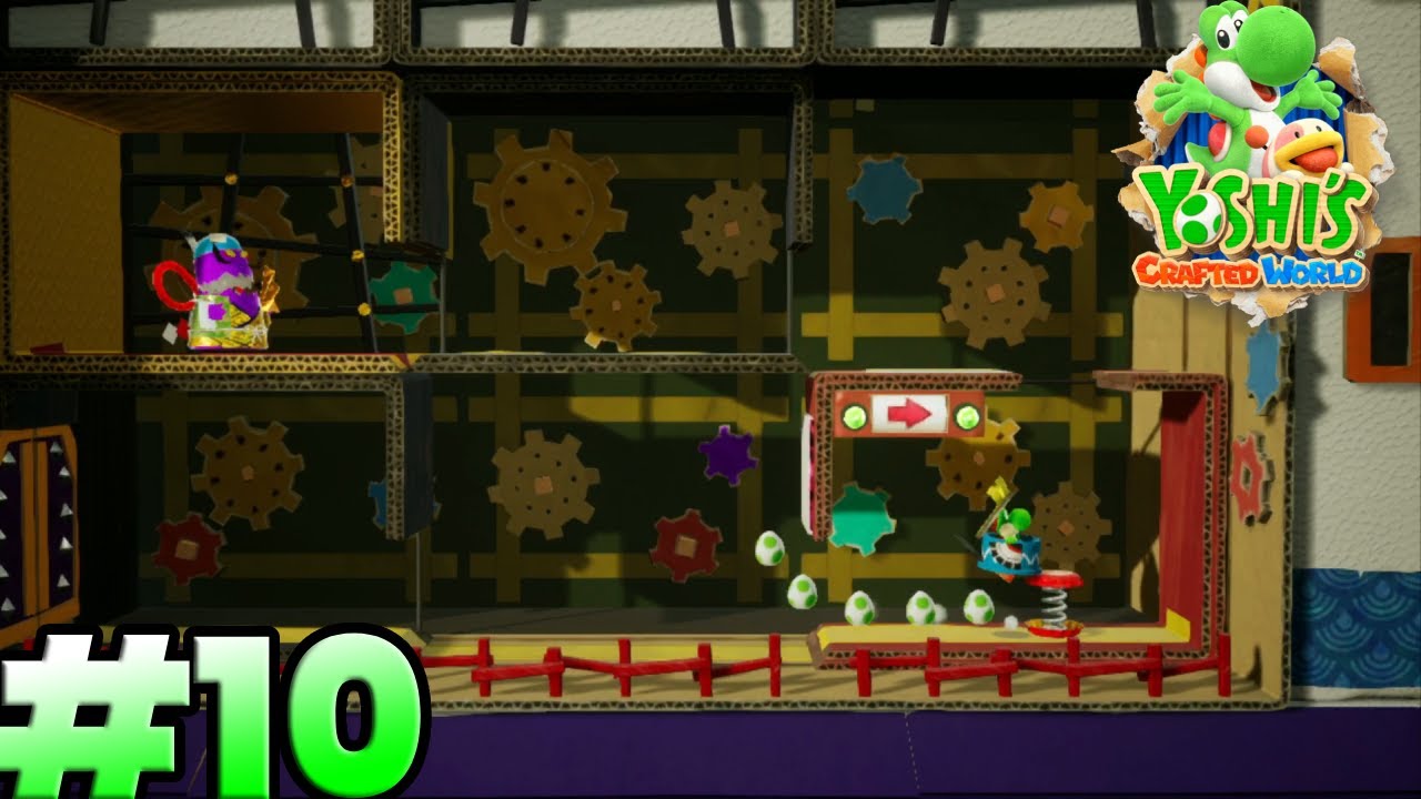 Ninja Yoshi part 1 !?!? - Yoshi's crafted world - Gameplay walkthrough ...