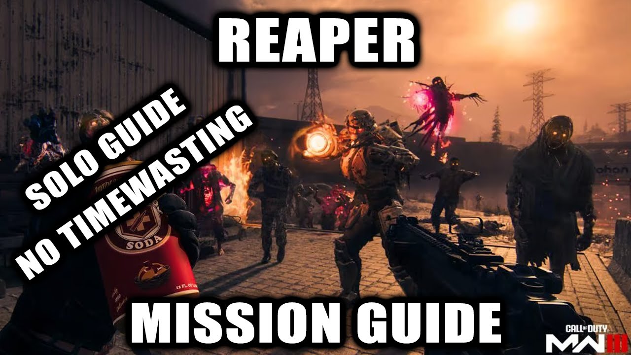 MW3 Zombies - Reaper Mission Guide - YouTube