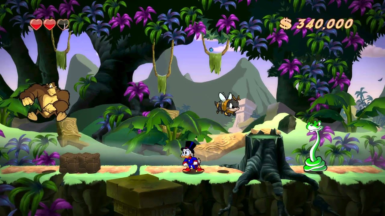 Duck Tales Remastered Amazon (8 Bit Music) - YouTube