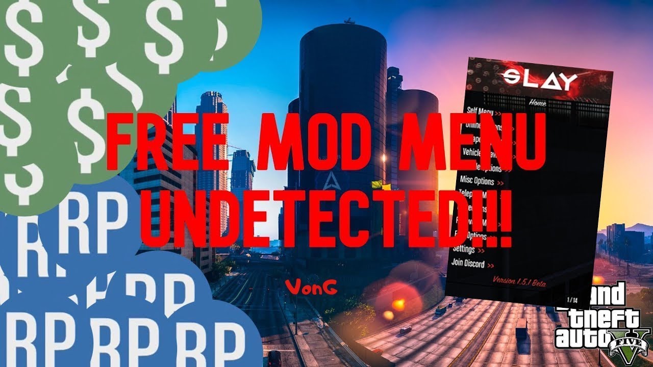 GTA 5 - SLAY MOD MENU 1.5.1 - YouTube