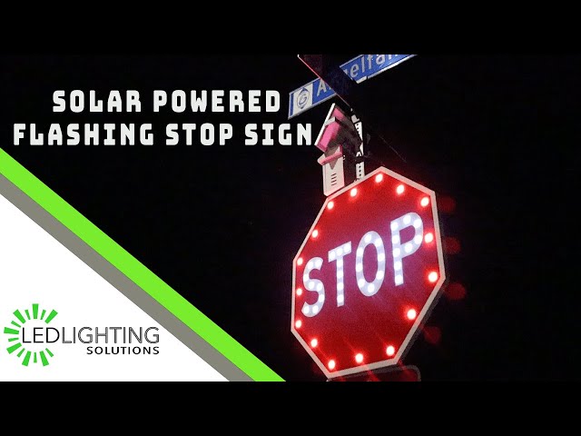 Solar Powered Flashing Stop Lights China Solar Traffic Light