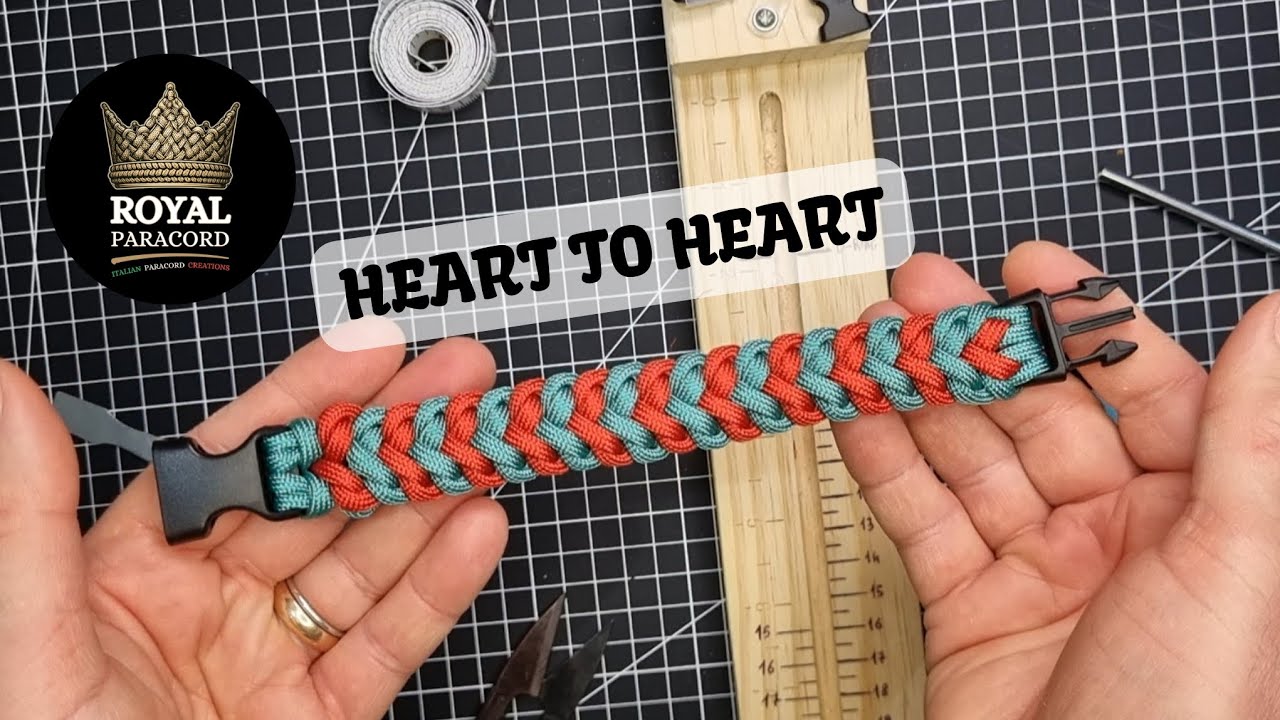 Bracciale Paracord HEART TO HEART Paracord Bracelet Tutorial - YouTube