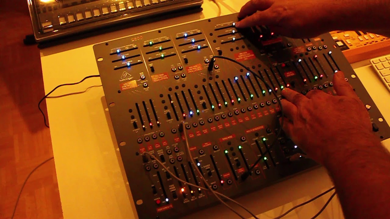Behringer 2600 sounds part 1 of 5 - YouTube