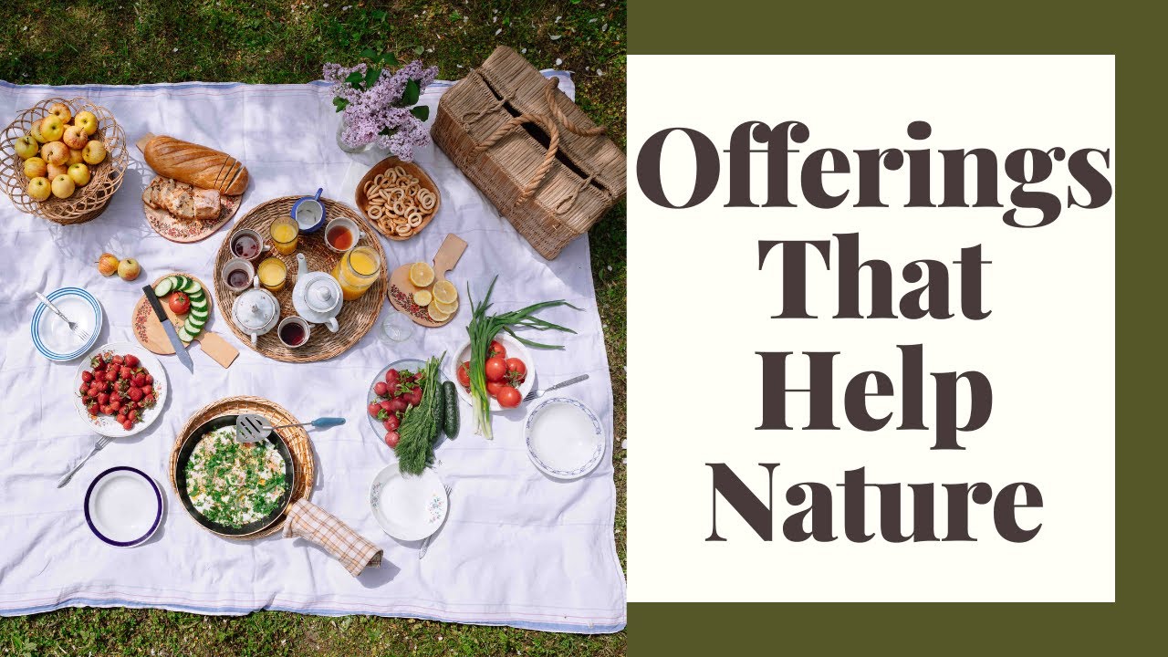 Eco Friendly Offerings For Pagan Gods - YouTube