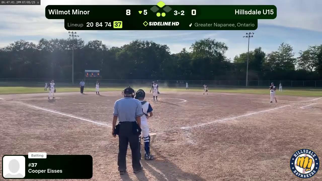 Hillsdale U15 vs. Wilmot Minor (2025.07.05) - YouTube