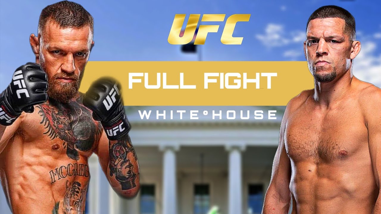 Connor McGregor Vs Nate Diaz | UFC White House | Full Fight - YouTube