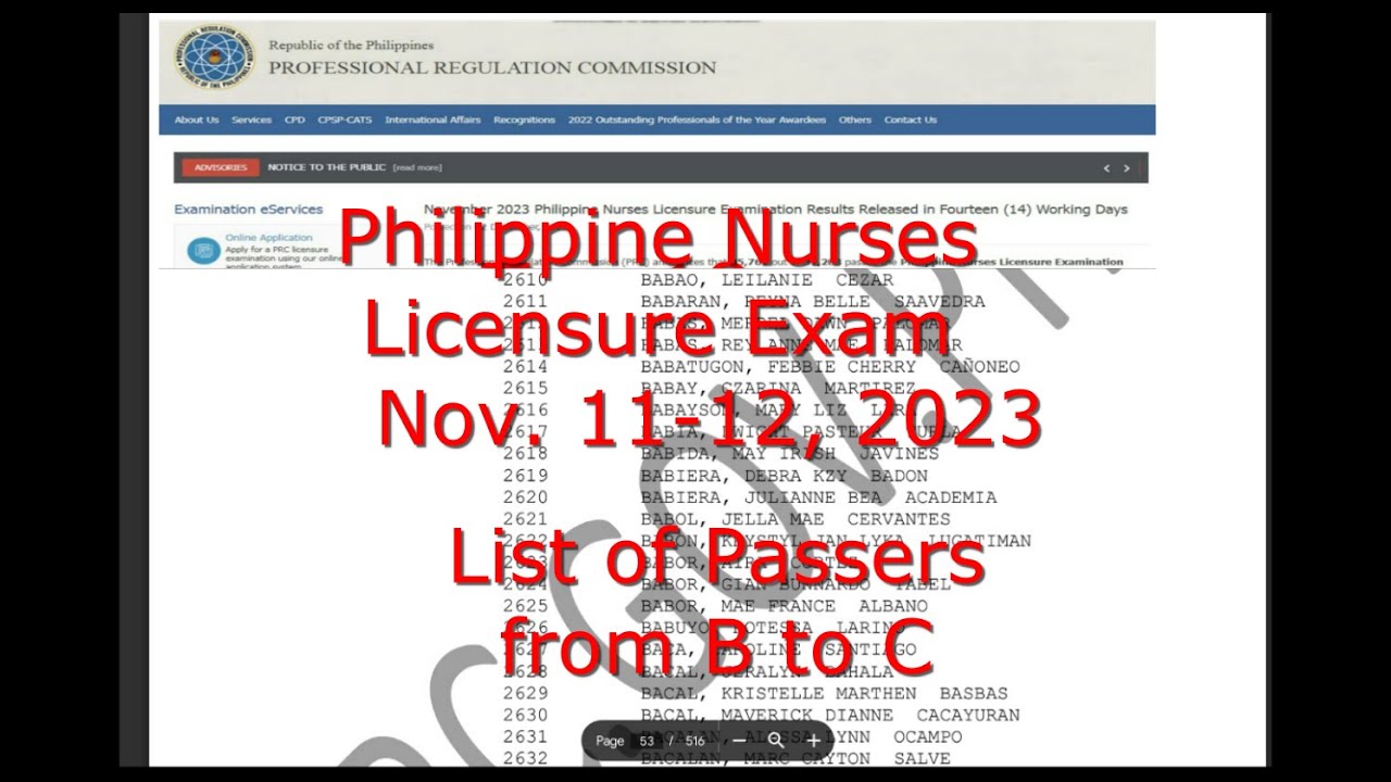 Nurses Licensure Examination result from B to C with 80% passing rates ...
