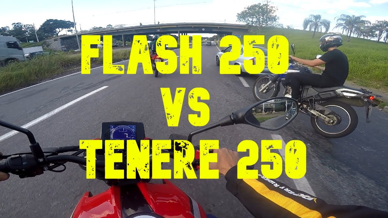flash 250 vs yamaha 250 quem anda mais? - YouTube