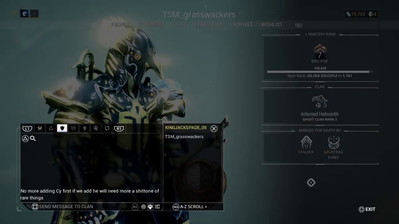Warframe grinding - YouTube