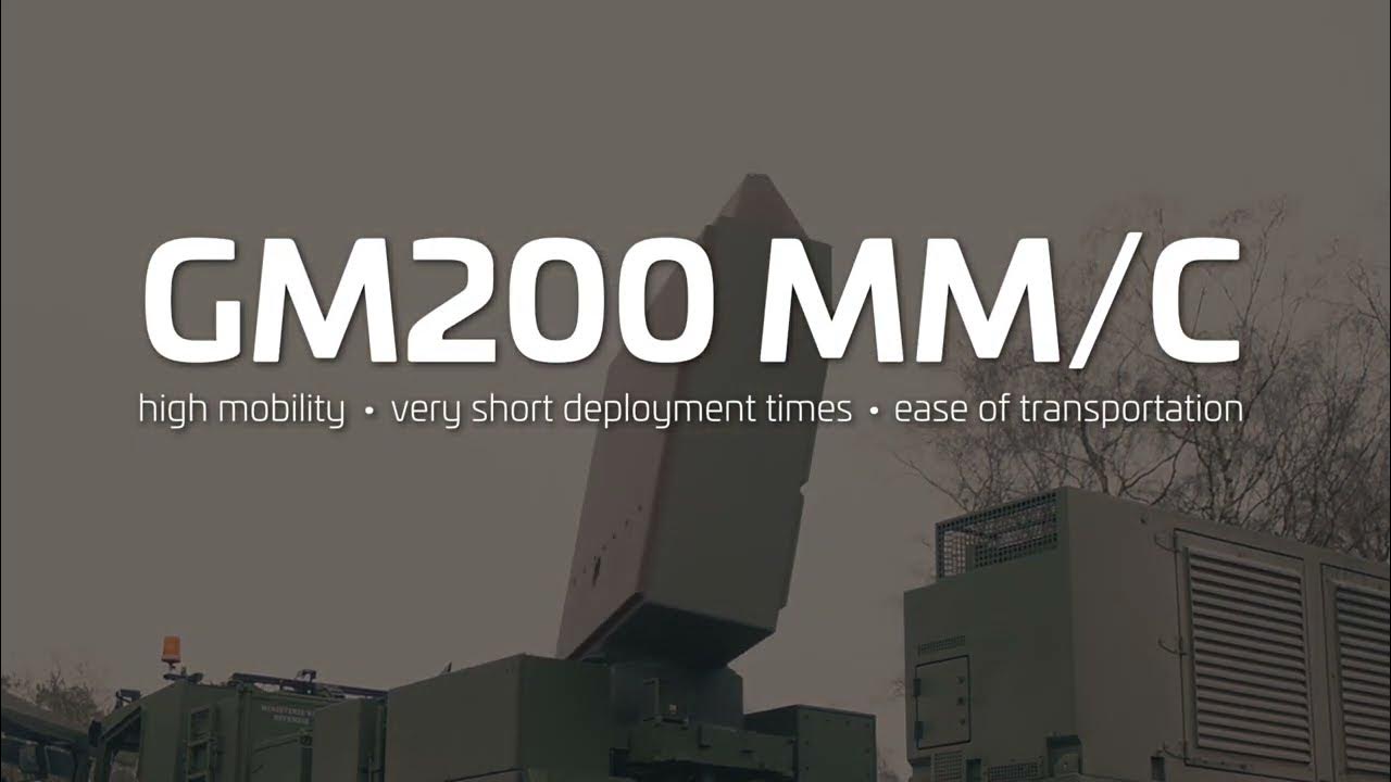 Dutch Army receives first GM200 MM/C mobile radar system - YouTube